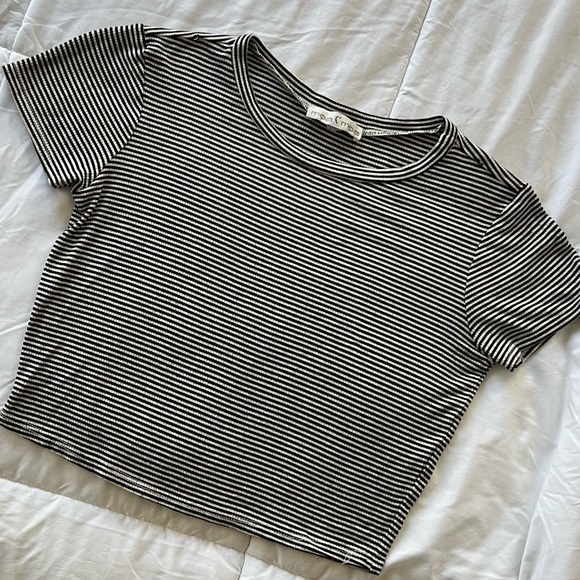 Moa Moa | Tops | Moa Moa Striped Crop Top | Poshmark